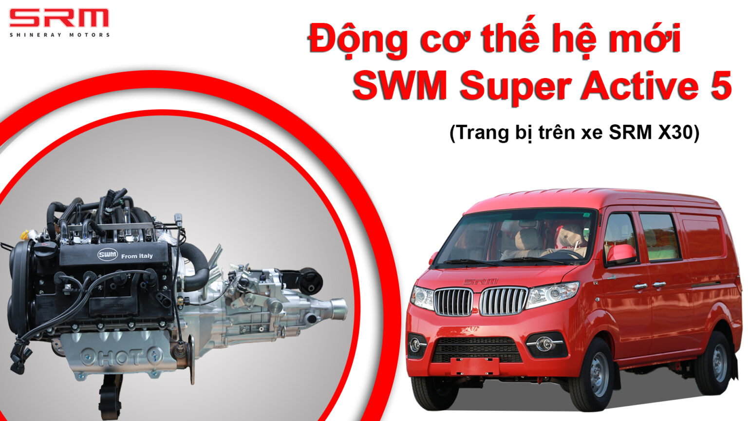 Xe Tải Van SRM X30 V5 5 chỗ | Giá xe SRM X30 Ưu Đãi