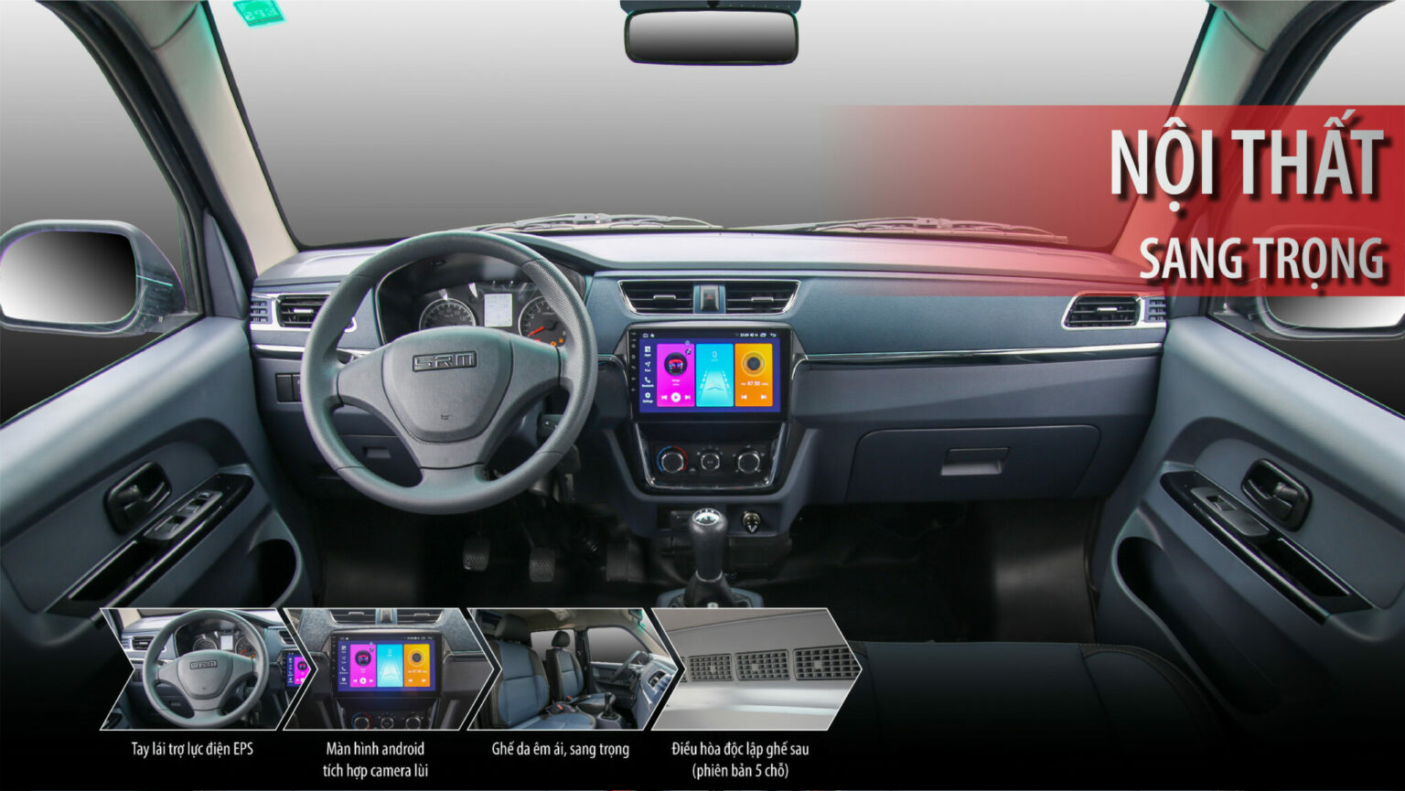 Xe Tải Van SRM X30 V5 5 chỗ | Giá xe SRM X30 Ưu Đãi